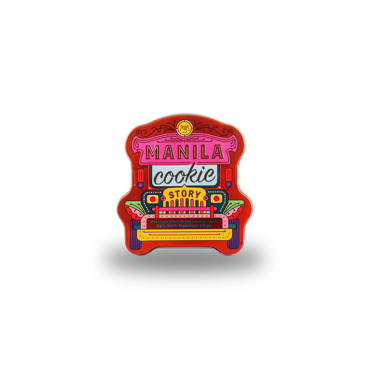 Baby Jeepney Red (Dark Tsokolate Chips) – Manila Cookie Story